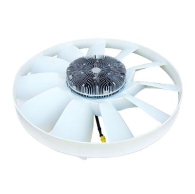 China 202V06600-7058 790 Electrically Controlled Silicone Oil Fan for Heavy Duty Truck Engine Cooling for sale