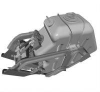 China DZ9X259746714 60L left urea tank assembly Engine Truck Parts for sale