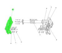 China DZ96259800031 Shacman Truck Parts Left forward beam for sale