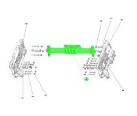 China DZ96259800033 Shacman Truck Parts Beam assembly for sale