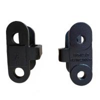 China Black Anti-Rust Painted Leaf Spring Connecting Bracket FG9806520015 For Sinotruk Light Truck Suspension Replacement Part for sale