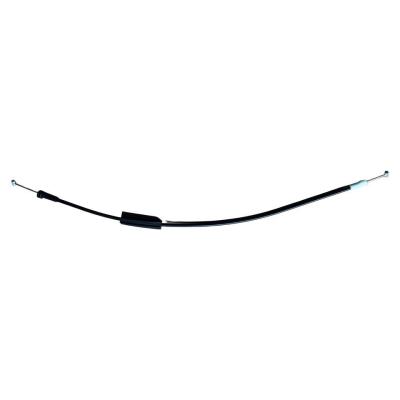 China Wear Resistant Inner Door Release Cable DZ14251340020 Black PVC Sheath Steel Wire Core Truck Cabin Door Lock Pull Rope Assembly for sale