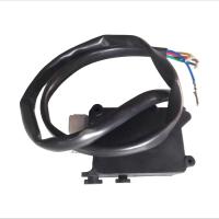 China DC 12V/24V Truck Cab Door Lock Motor DZ14251340044 Black Plastic Housing Electric Locker For Commercial Vehicle Central Lock System for sale