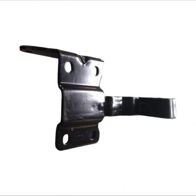 China Anti-Rust Black Coated Front Grille Right Hinge DZ14251110056 Multi Mount Hole Fixing Bracket For Shacman Truck Cab Front Mask for sale