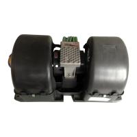 China Dual Volute Evaporator Blower Motor DZ15221840401 Aluminum Heat Dissipation Resistor Multi Speed Heating Cooling Fan For Commercial Vehicle Cabin Air Conditioning for sale