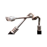 China Corrugated Anti-Abrasion Refrigerant Pipeline DZ15221845035 Precision Bent Aluminum Hard Pipe AC Connect Hose With Crimped Joints for sale
