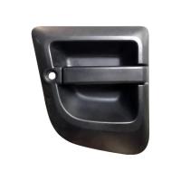 China Heavy Truck Driver Side Exterior Door Handle Base DZ14251340041 Matte Black Reinforced Plastic Outer Pull Handle Support Frame for sale
