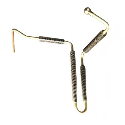 China Zinc Plated Engine Lubrication Return Pipe DZ95319470313 Pre-Shaped Coiled Steel Tubing For Commercial Vehicle Turbo Oil Drain for sale