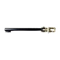 China Adjustable Length Cab Control Pull Rod DZ95259240331 Black Painted Telescopic Hard Linkage With Galvanized Hinge Bracket For Heavy Truck for sale