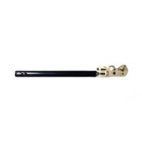 China Adjustable Length Cab Control Pull Rod DZ95259240331 Black Painted Telescopic Hard Linkage With Galvanized Hinge Bracket For Heavy Truck for sale