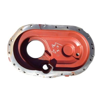 China Anti-Leak Axle Intermediate Box Protective Cover DZ90129320115 Red Primer Coated Cast Cover For Heavy Haul Truck Drive Axle Overhaul for sale