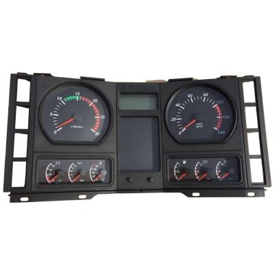 China Electronic Control Engine CAN Instrument Assembly DZ93189584140 Black Plastic Housing Truck Dashboard With Real-Time Vehicle Fault Display Screen for sale