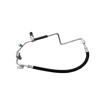 China Heavy Commercial Vehicle AC Refrigerant Pipeline DZ13241841083 Vibration Resistant Air Conditioning Line With Mount Brackets & Sealed Thread Fittings for sale