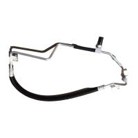 China Heavy Commercial Vehicle AC Refrigerant Pipeline DZ13241841083 Vibration Resistant Air Conditioning Line With Mount Brackets & Sealed Thread Fittings for sale