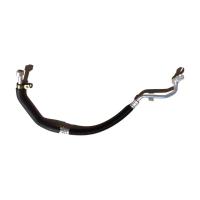 China WP12 HX Engine Low Pressure AC Suction Line DZ14251845014 Pre-Bent Aluminum Tube Assembly With Corrugated Anti-Abrasion Rubber Sleeve for sale