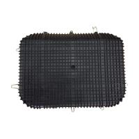 China Grid reinforced rubber air filter base cover WD9725199822 equipped with multiple metal lock buckles for sale