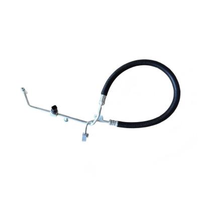 China Original Shaanxi Heavy Truck evaporator inlet pipe DZ14251845004 aluminum tube rubber hose air conditioning pipeline for sale
