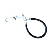 China Original Shaanxi Heavy Truck evaporator inlet pipe DZ14251845004 aluminum tube rubber hose air conditioning pipeline for sale