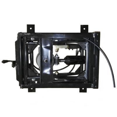China Full welded steel seat suspension frame SQDZ6807000 with integrated airbag and hydraulic damper for sale