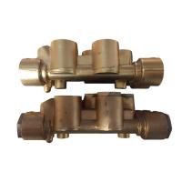 China High Pressure Forged Brass Air Distributing Junction Valve DZ9100360260 Commercial Vehicle Air Circuit Splitter for sale
