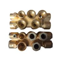 China High Pressure Forged Brass Air Distributing Junction Valve DZ9100360260 Commercial Vehicle Air Circuit Splitter for sale