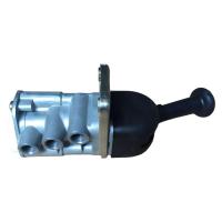 China 3-Port Pneumatic Parking Hand Brake Valve AZ9100361010 Heavy Truck Cab Mounted Hand Operated Brake Control Valve for sale
