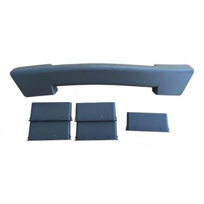 China Matte Black Plastic Door Outer Grab Handle Assembly DZ15221330037 For Commercial Vehicle Driver Door for sale