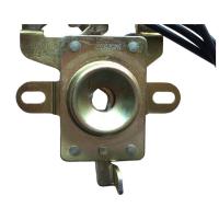 China DZ14251110080 Truck Front Mask Lock Base Assembly With Flexible Pull Wire Cable Galvanized Anti Rust Hood Latch Mechanism For Direct Original Replacement for sale