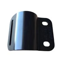 China Heavy Truck Fastening Clip Plate DZ1640230213 Black Painted Steel Fixing Bracket With Adjustable Hole For Shacman Truck Body Wiring Pipeline Repair Parts for sale