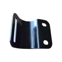 China Heavy Truck Fastening Clip Plate DZ1640230213 Black Painted Steel Fixing Bracket With Adjustable Hole For Shacman Truck Body Wiring Pipeline Repair Parts for sale