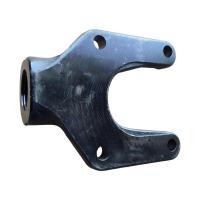 China Factory Wholesale Truck Fifth Wheel Left Support Bracket Part Number DZ95189840013 High Load Bearing Cast Iron Traction Pin Fixing Bracket For Commercial Vehicle Chassis Maintenance Accessories for sale