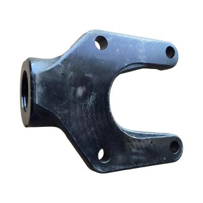 China Factory Wholesale Truck Fifth Wheel Left Support Bracket Part Number DZ95189840013 High Load Bearing Cast Iron Traction Pin Fixing Bracket For Commercial Vehicle Chassis Maintenance Accessories for sale