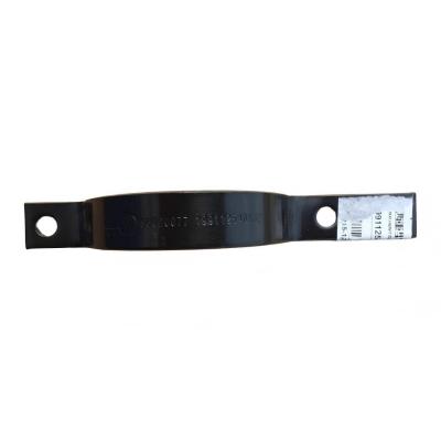 China 199112540162 Heavy Truck U Type Fixing Clamp Black Anti Rust Coated Steel Hose Retaining Bracket With Flat Mounting Ends For Original Equipment Direct Installation for sale