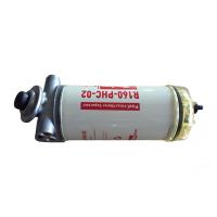 China DZ91189550128 R160-PHC-02 Fuel Water Separator Filter Assembly With Aluminum Base Transparent Water Cup Hand Priming Pump Fit For Shacman Heavy Truck Diesel Fuel Filtration Replacement Spare Parts for sale