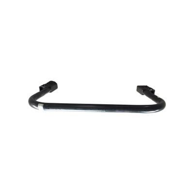 China Heavy Duty Truck Chassis Crossmember DZ15221440088 Black Painted U Bend Steel Pipe Cross Beam With Welded Fixing Blocks For Shacman Truck Frame Reinforcement Repair Parts for sale