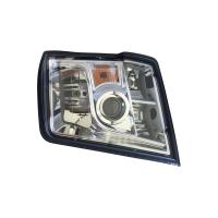 China Original OEM Replacement Left Front Combination Headlamp DZ97189723210 PC Anti Yellowing Lens Chrome Reflector Projector Headlight With Direction Indicator Used For Heavy Truck Night Driving Illuminat for sale