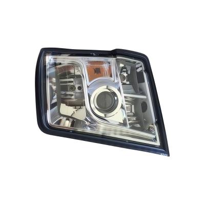 China Original OEM Replacement Left Front Combination Headlamp DZ97189723210 PC Anti Yellowing Lens Chrome Reflector Projector Headlight With Direction Indicator Used For Heavy Truck Night Driving Illuminat for sale