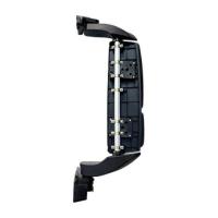 China DZ14251772010 Left Rearview Mirror Assembly For SHACMAN X5000 Left Hand Drive Truck Spare Parts for sale