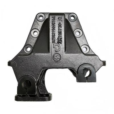 China DZ95319690768 Front Spring Right Middle Bracket For SHACMAN SHACMOTO Heavy Duty Truck Spare Parts for sale