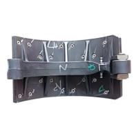 China DZ90149346077 Rear Brake Shoe Assembly For SHACMAN X3000 Heavy Duty Truck Spare Parts for sale