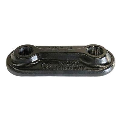 China 81.41303.0079 Leaf Spring Connecting Plate With Thread For SHACMAN Heavy Duty Truck Spare Parts for sale