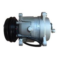 China Hot Zone Air Conditioner Compressor DZ13241824121 Double Groove Pulley AC Pump For Shacman Heavy Truck for sale