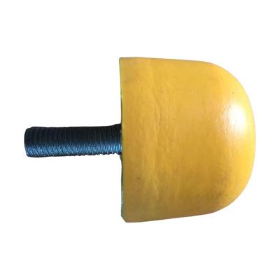 China DZ13241430536 Yellow Polyurethane Buffer Block Truck Axle Limit Bumper for sale