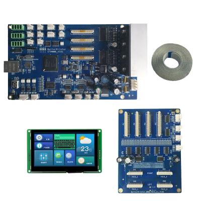 China Network Port 7610 Printhead Double Head Printer Board Carriage Board Main Board Kit For White Ink Pyrography Printer for sale