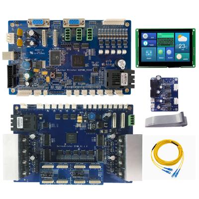 China Better Printer Board Kit For Inkjet I3200 Double Head Main Board Eco Solvent Printer Dtf T Shirt Printing Machine for sale
