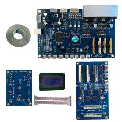 China Single Head Tx800 Printhead Board Kit For Wall Floor Printer White Ink Pyrography Printer for sale