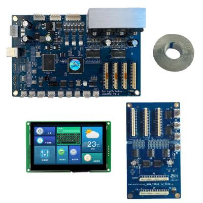 China Small Flat Panel 2 Head TX800 Printer Spares TX800 Inkjet Board For Wall Painting Advertising Photo Printing for sale