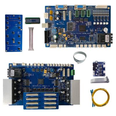 China XP600 Four Head Inkjet Printer Board For Inkjet Printer Board For advertising photo print UV flat panel textile printing for sale