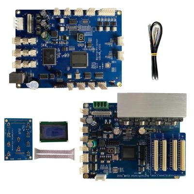 China UV Flatbed Printer Inkjet Board Inkjet XP600 Double Head Uv Dtf Printer Board For Metal Packaging Stone Paintings Print for sale