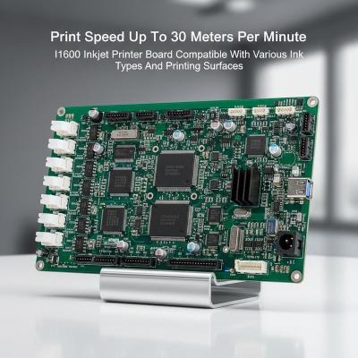 China Print Speed Up To 30 Meters Per Minute I1600 Inkjet Printer Board Compatible With Various Ink Types And Printing Surfaces for sale